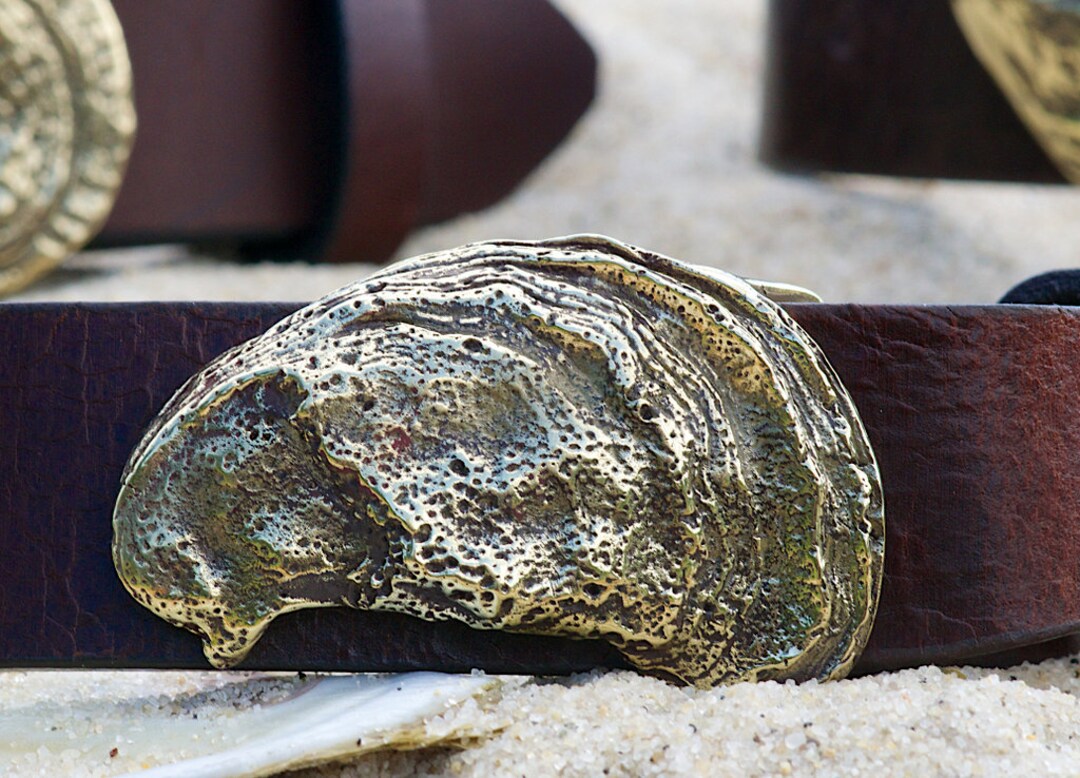 Gulf Coast Oyster Shell Buckle - Etsy