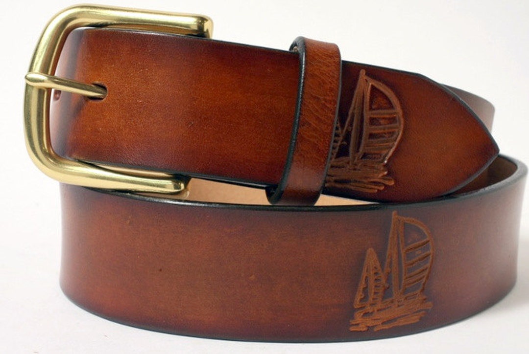 Set Sail Leather Sailing Belt - Etsy