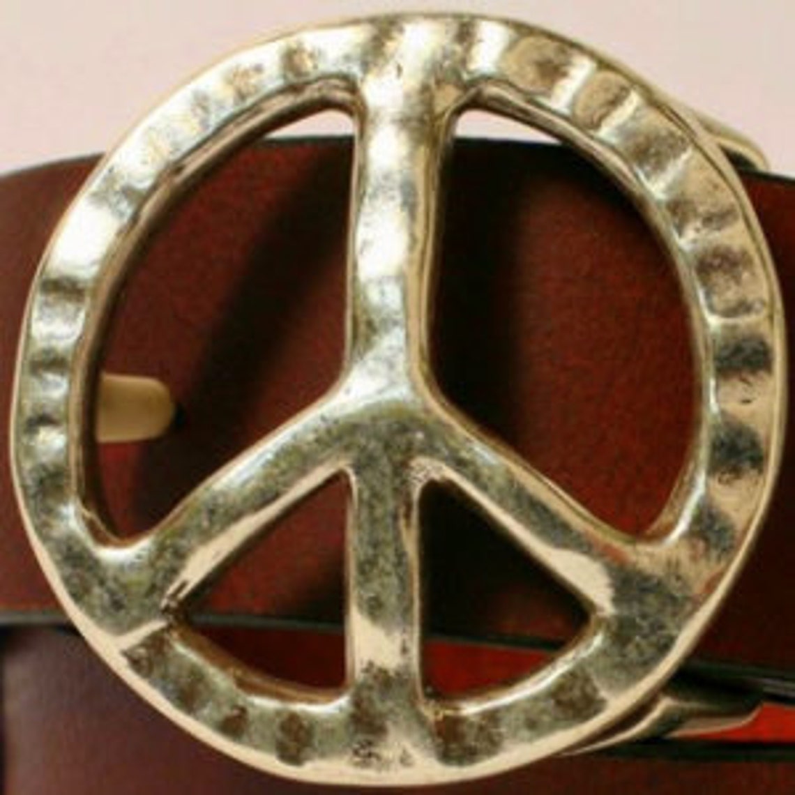 Peace Sign Buckle | Etsy