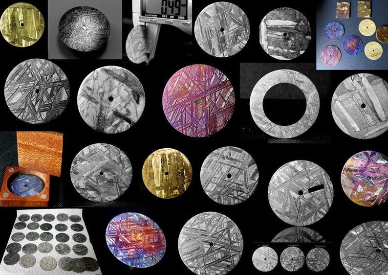 31.5mm Jewelry Watch Dial Natural METEORITE MUONIONALUSTA Clock Face ...