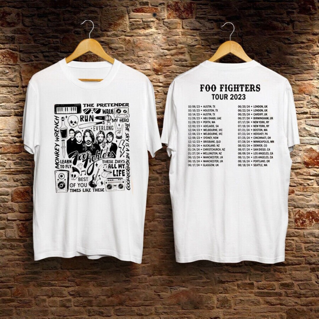 Foo Fighters 2024 Tour Shirt, Everything or Nothing at Shirt, Foo ...