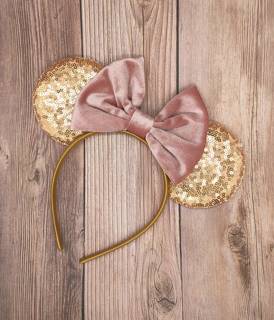 Valentine's Day Sequin Mouse Ears With Velvet Bow, Sweethearts' Nite ...