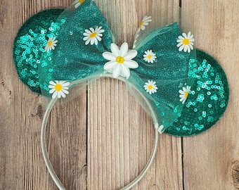 Daisy Duck Ears Daisy Duck Minnie Mouse Ears Daisy Duck Bow Headband ...