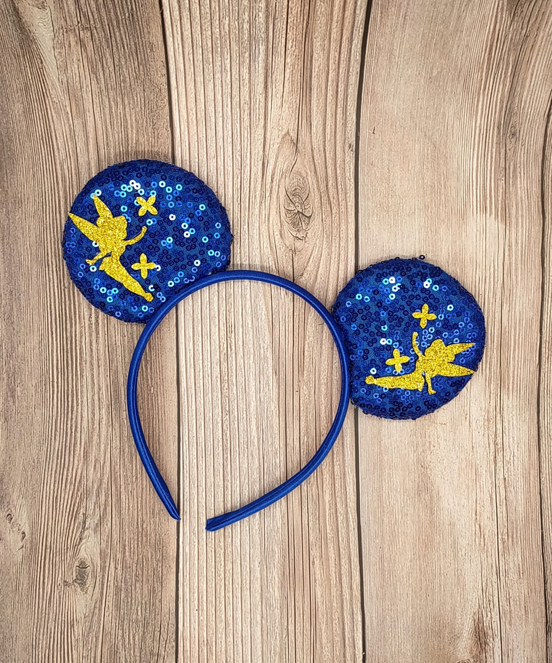 Fairy Royal Blue Mouse Ears, Choose Your Bow Color, Minnie Mouse Ears ...