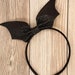 Halloween Black Bat Bow Headband, Halloween Spooky Season, Disney Boo ...