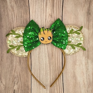 Groot Mouse Ears, Marvel Guardians of the Galaxy Character Inspired ...