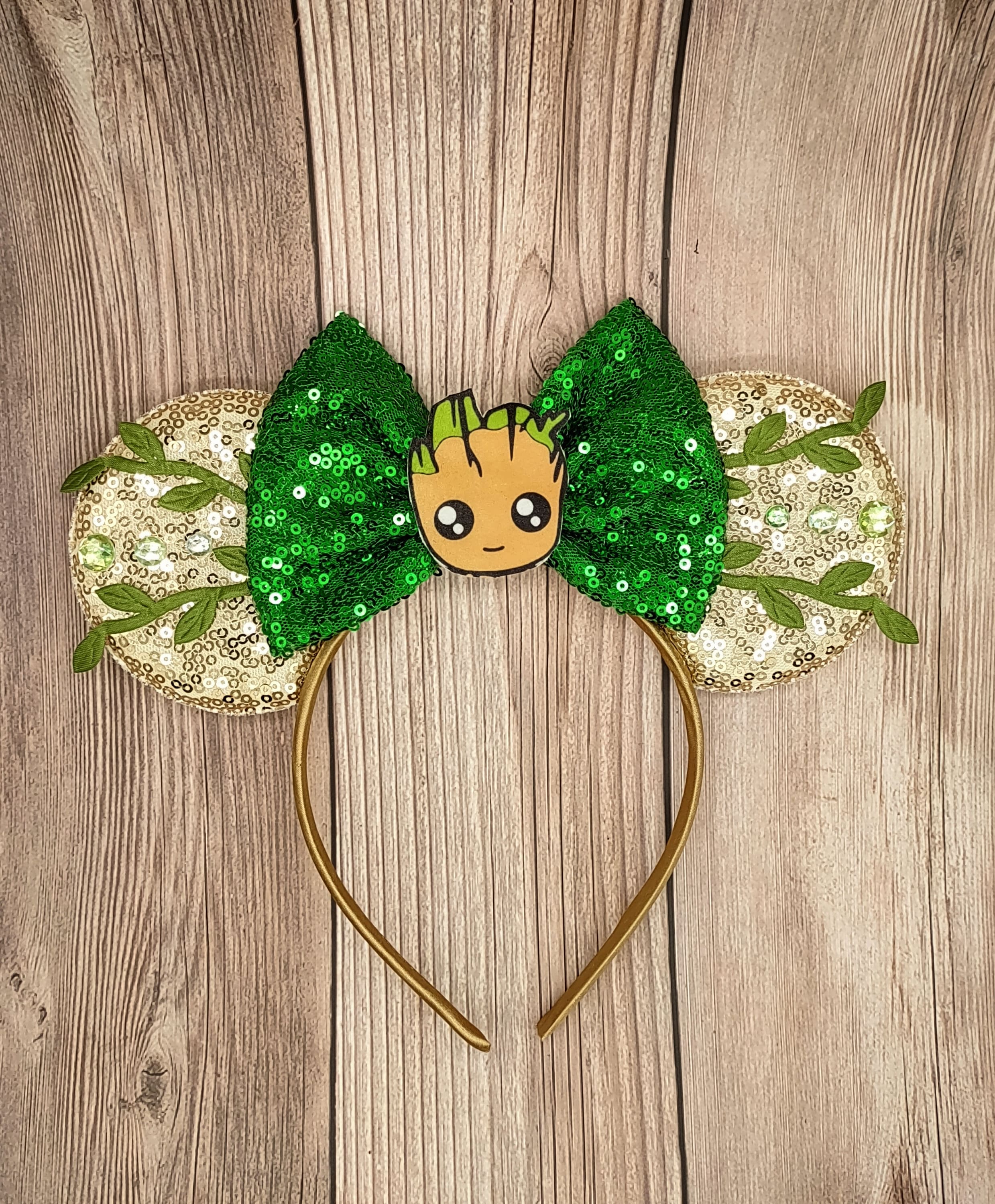 Groot Mouse Ears, Marvel Guardians of the Galaxy Character Inspired ...