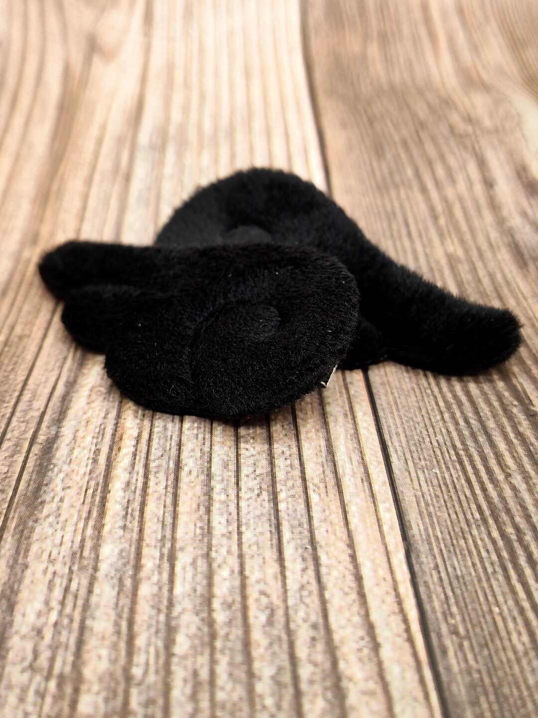 Angel Wings Hair Clips, Velvet Black Wing, Kawaii Hair Clip - Etsy