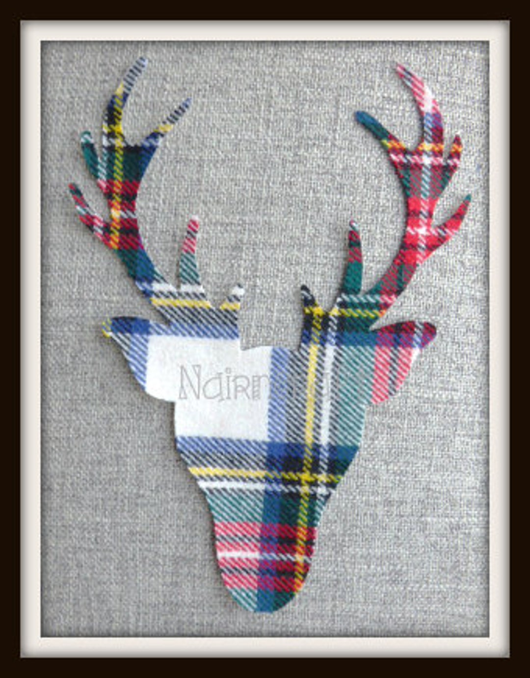 Applique Patch Stag Head Deer Head Buck's Head Dress - Etsy