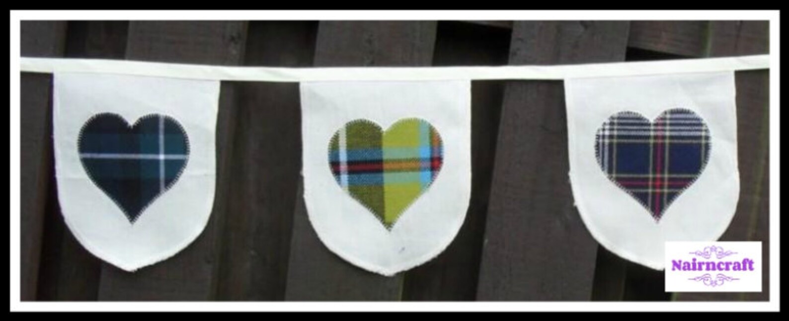 Wedding Bunting Tartan Bunting. Handmade Retro Style Tartan - Etsy