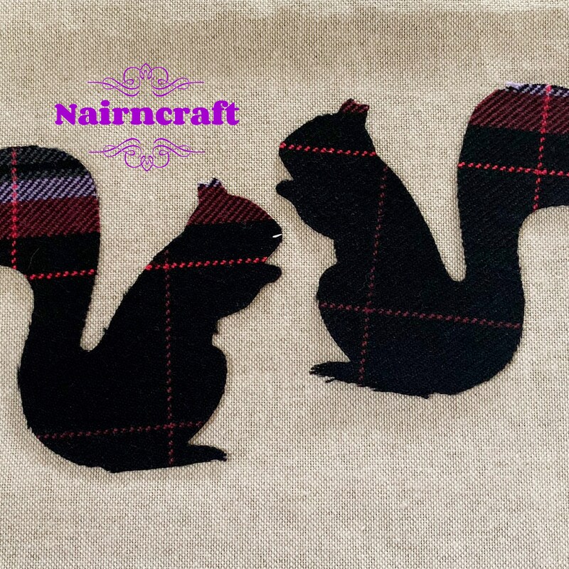 Squirrel Applique - Etsy