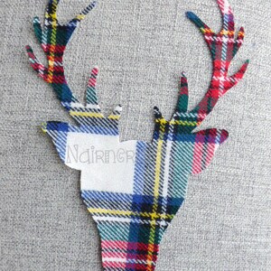 Applique Patch Stag Head Deer Head Buck's Head Dress - Etsy