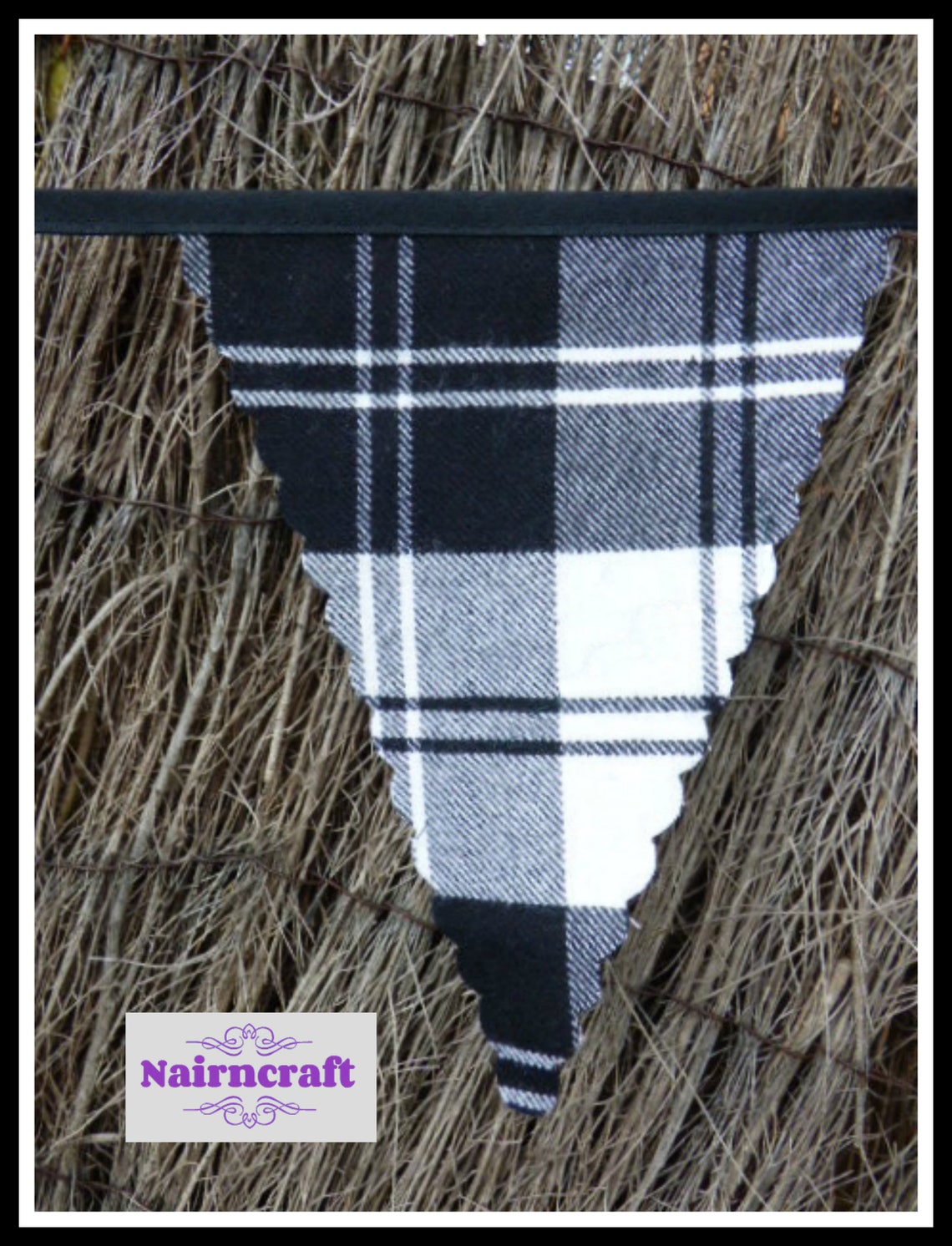 Tartan Plaid Wedding Bunting Handmade of Multi Coloured Tartan - Etsy