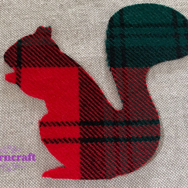 Squirrel Applique - Etsy UK