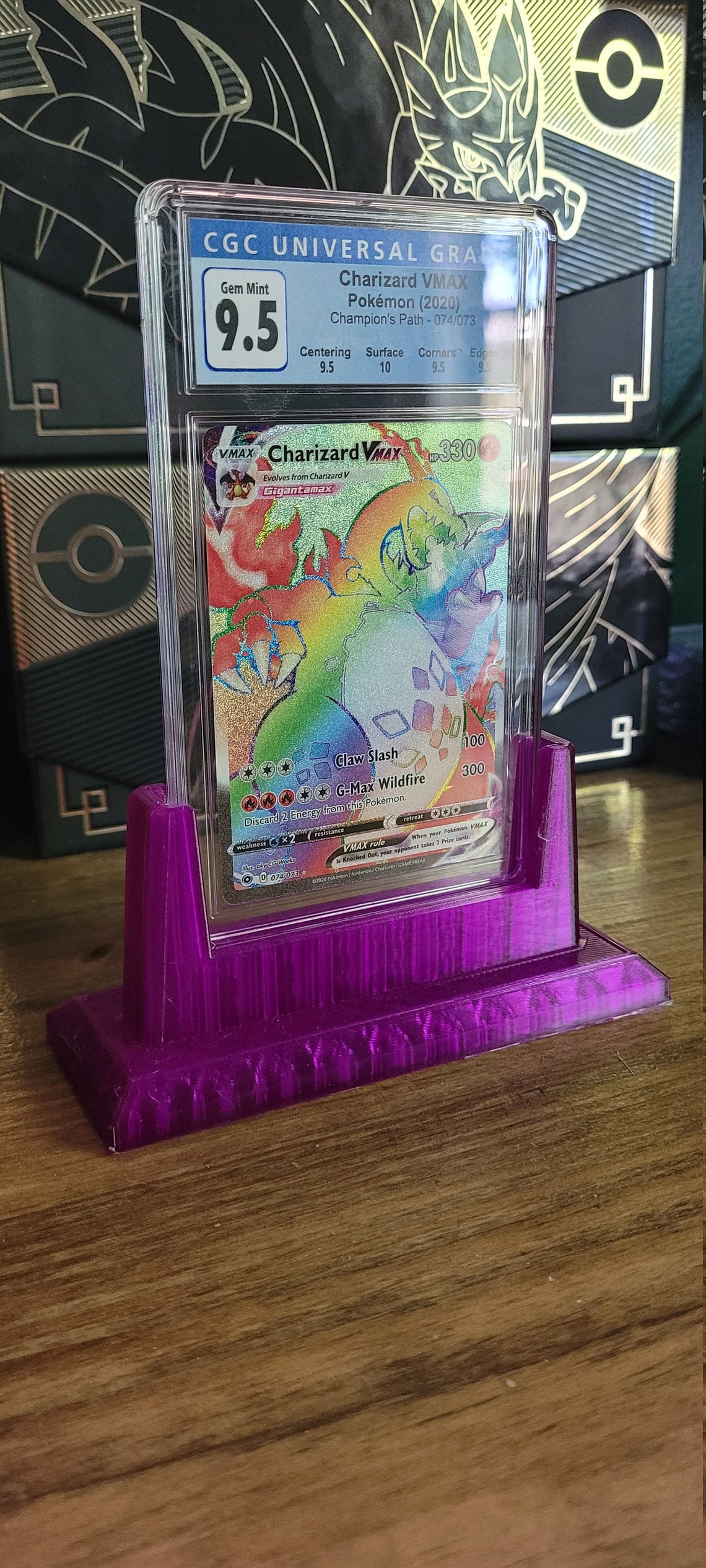 Graded Trading Card Slab Display Stand CGC or PSA - Etsy