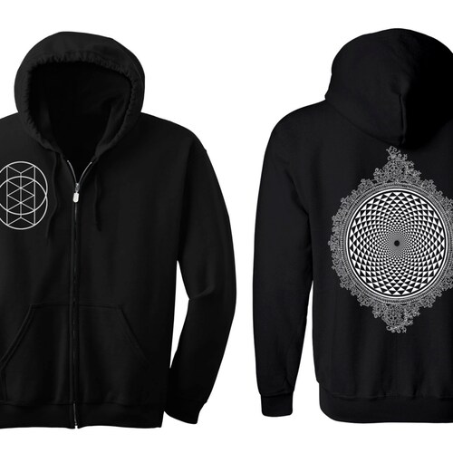Geometric REALMS MANDALA Hoodie Men's and Women's - Etsy