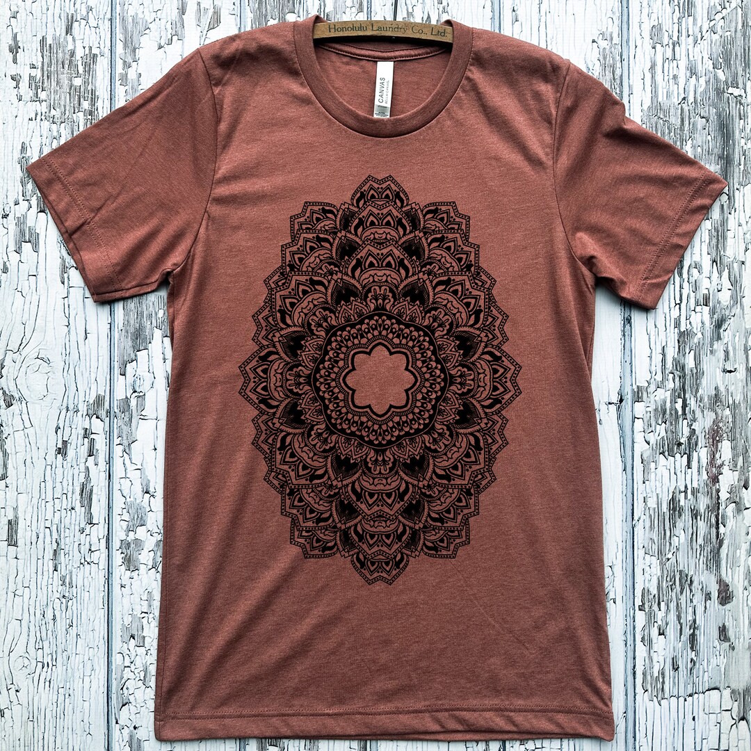 Unisex REPEATER Shirt Sacred Geometry Dotwork Tattoo Style Kaledoscope ...