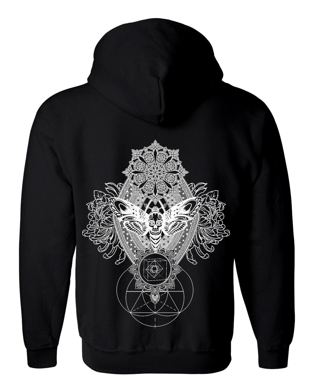 IMPERMANENCE Mandala Hoodie Men's and Women's Black | Etsy