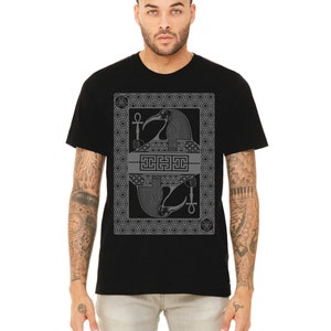 Unisex Tee THOTH Sacred Geometry Egyptian Ancient Mystic Screen Printed ...