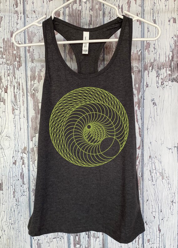 Women's Infinite Spiral Tank Top Sacred Geometry Design - Etsy