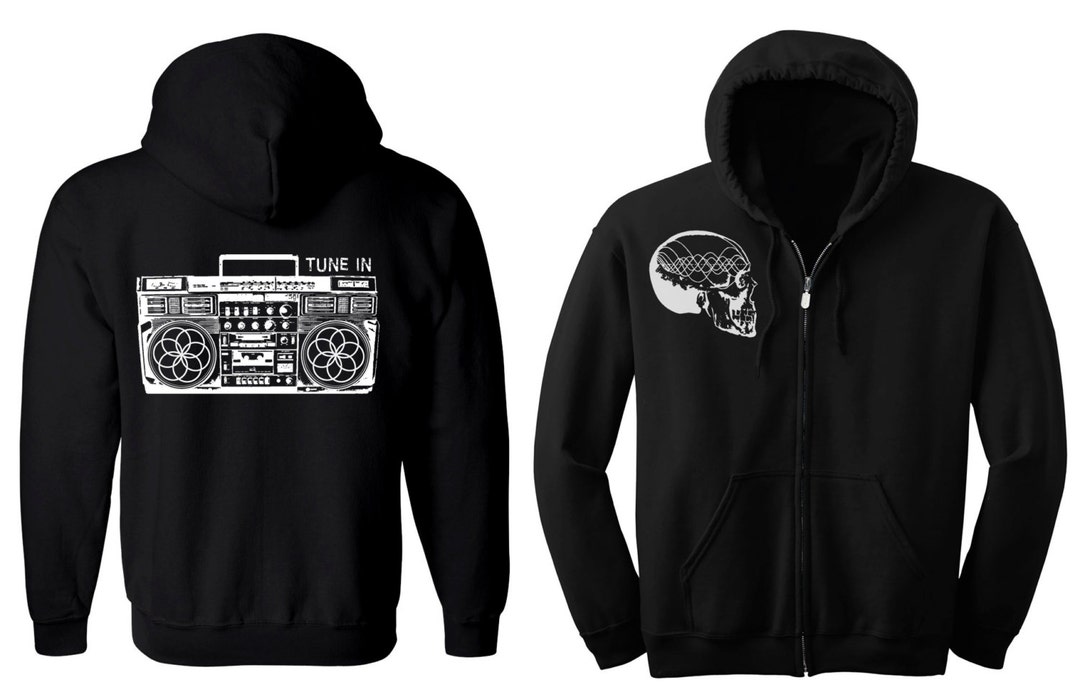 BOOMBOX Hoodie Men's and Women's Skull Hooded Sweatshirt Sacred ...
