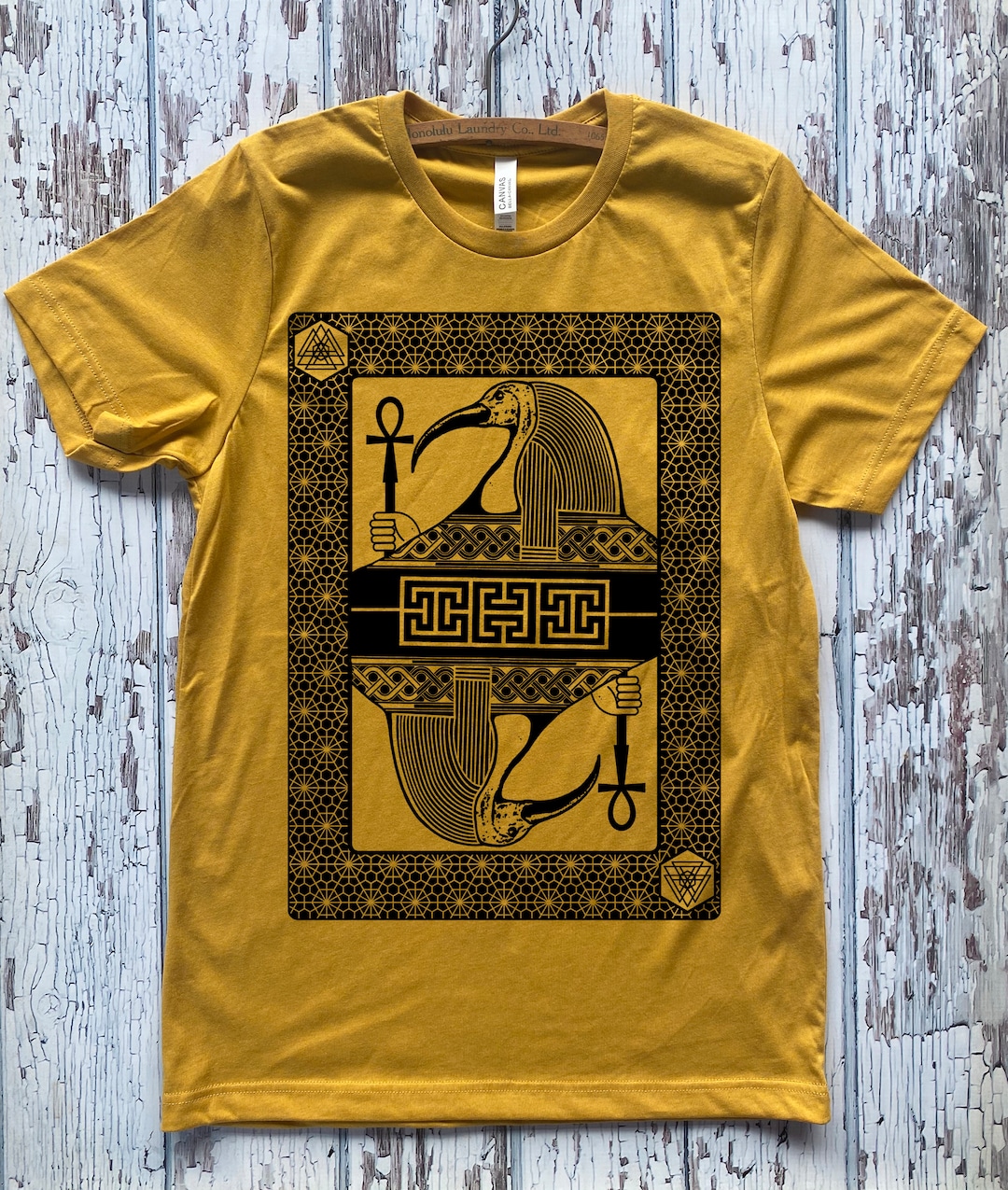 Unisex Tee THOTH Sacred Geometry Egyptian Ancient Mystic Screen Printed ...