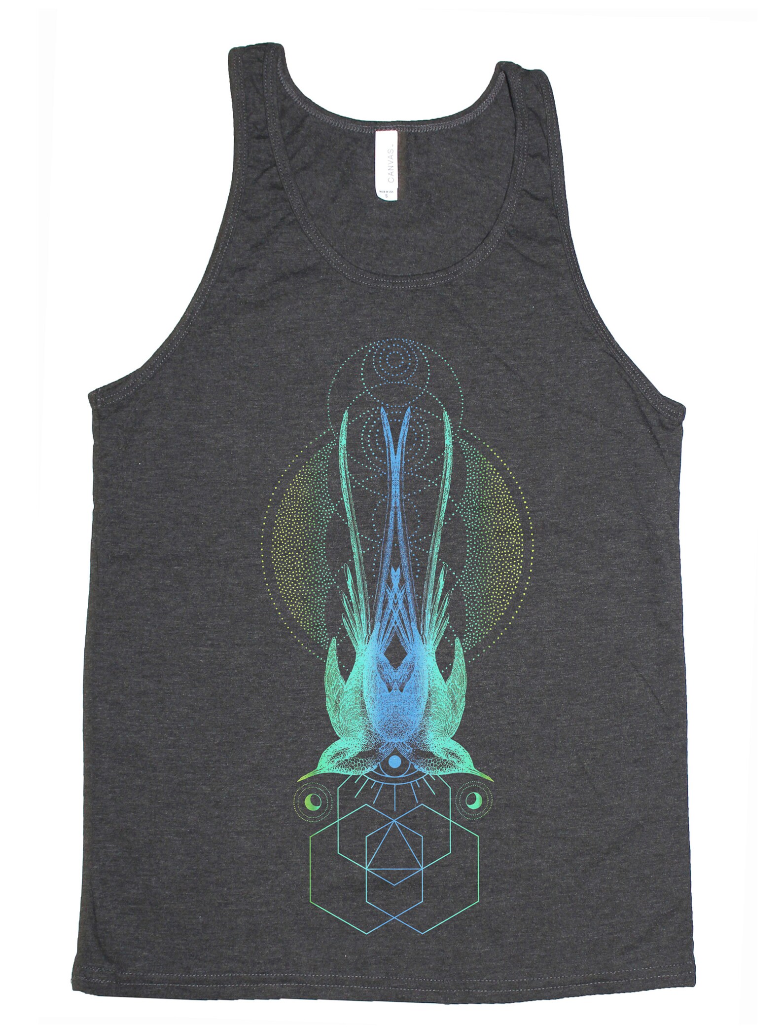 Men's Symmetrical SPARROWS Tank Top Dotwork Sacred | Etsy