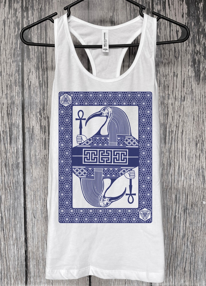 Women's THOTH Tank Top Egyptian SACRED GEOMETRY Screen - Etsy Canada