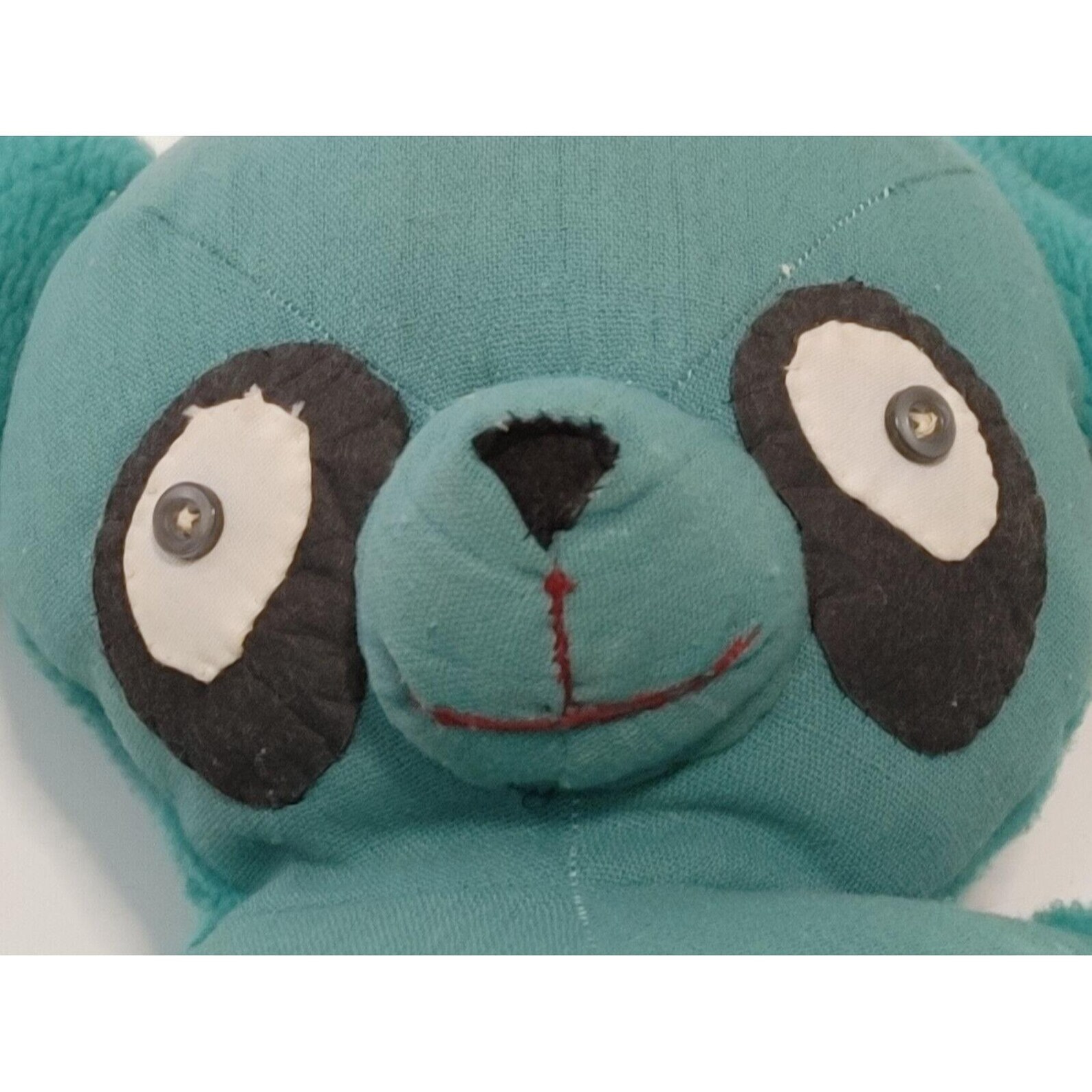 Vintage Teddy Bear Mint Green 18 Inch Button Eyes Stuffed Plush Old ...