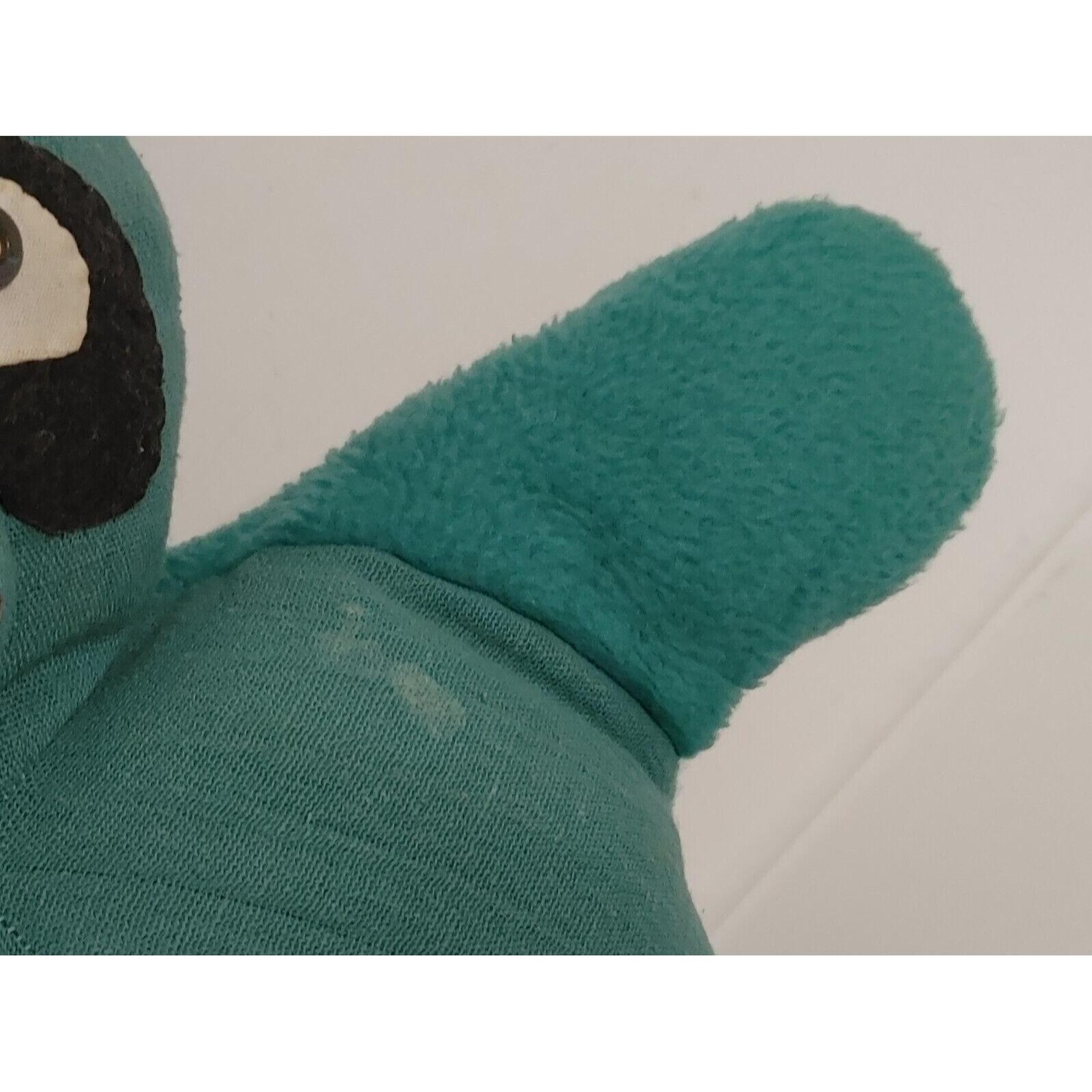 Vintage Teddy Bear Mint Green 18 Inch Button Eyes Stuffed Plush Old ...
