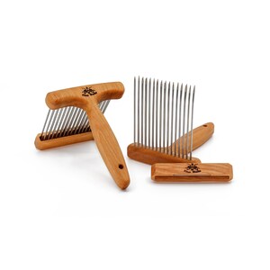 Large Wool Combs- Single or Double Row - Fine or Extra Fine - Smooth ...