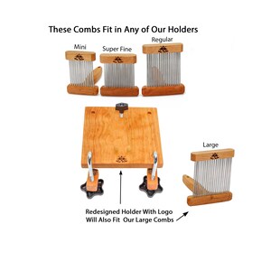 Large Wool Combs- Single or Double Row - Fine or Extra Fine - Smooth ...