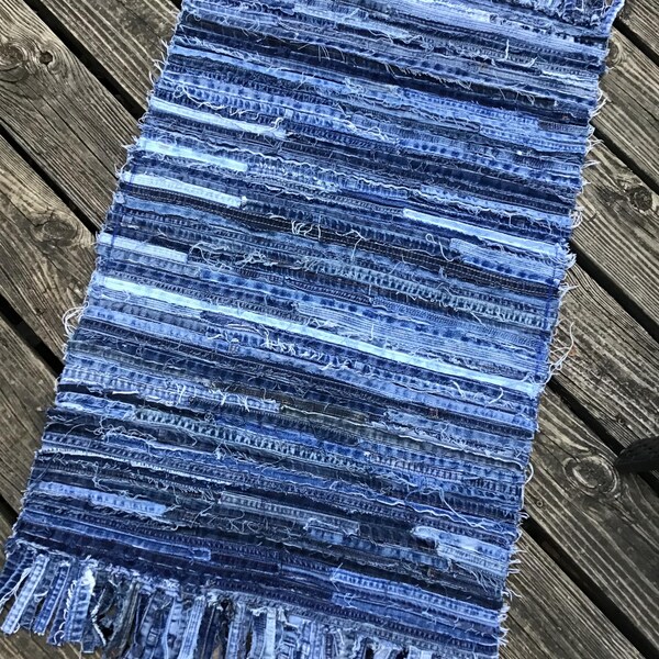 Denim Rug - Etsy