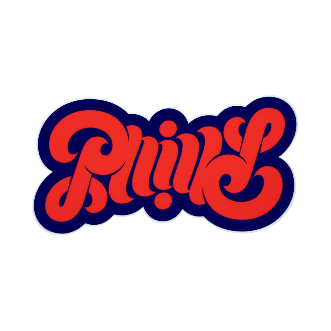 Philly Ambigram Sticker - Etsy