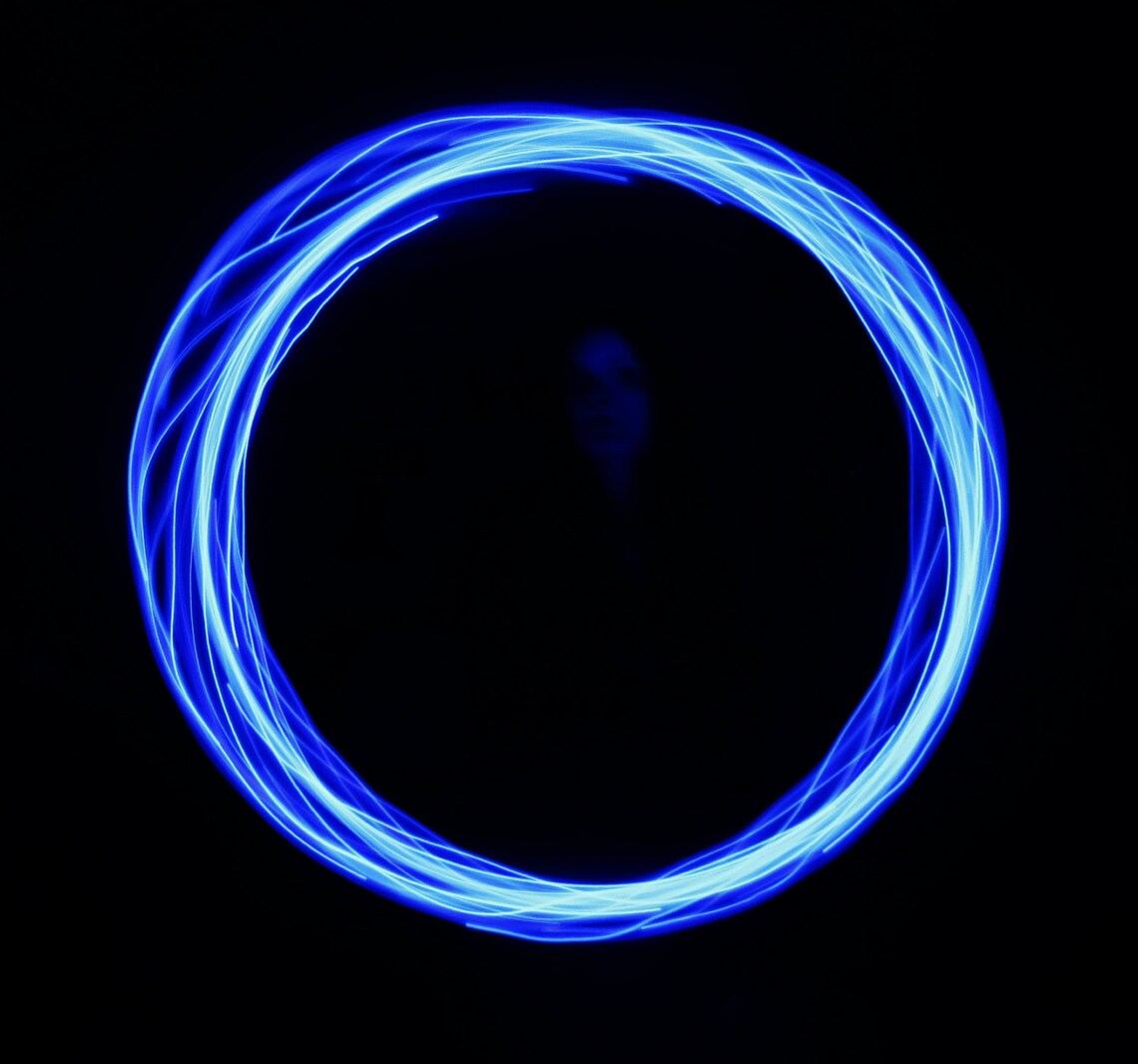 LED Hula Hoop ~ Huey Bluey ~ ALL Blue Leds - Etsy