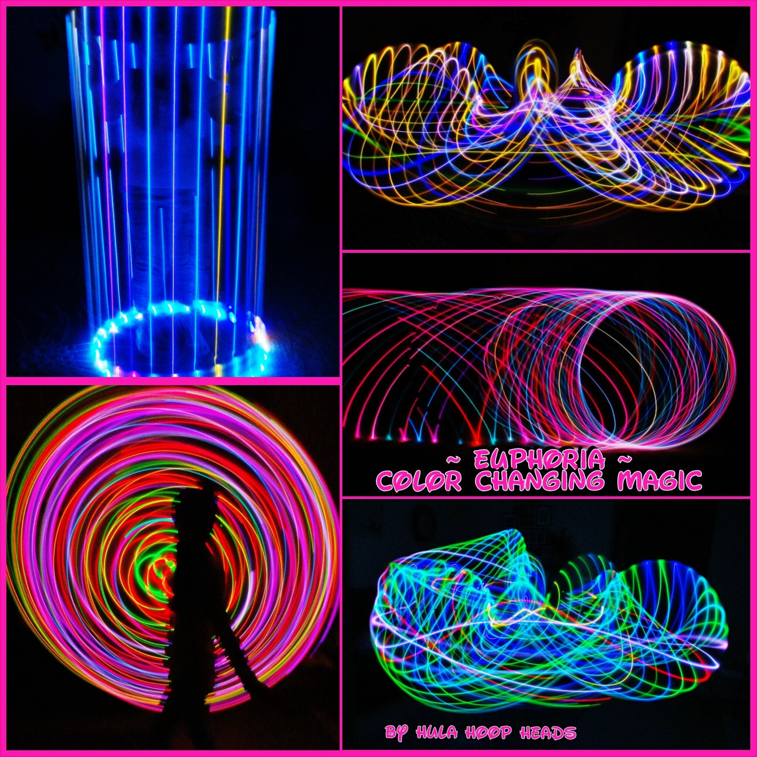LED Hula Hoop Euphoria 2.0 Color Changing Magic - Etsy