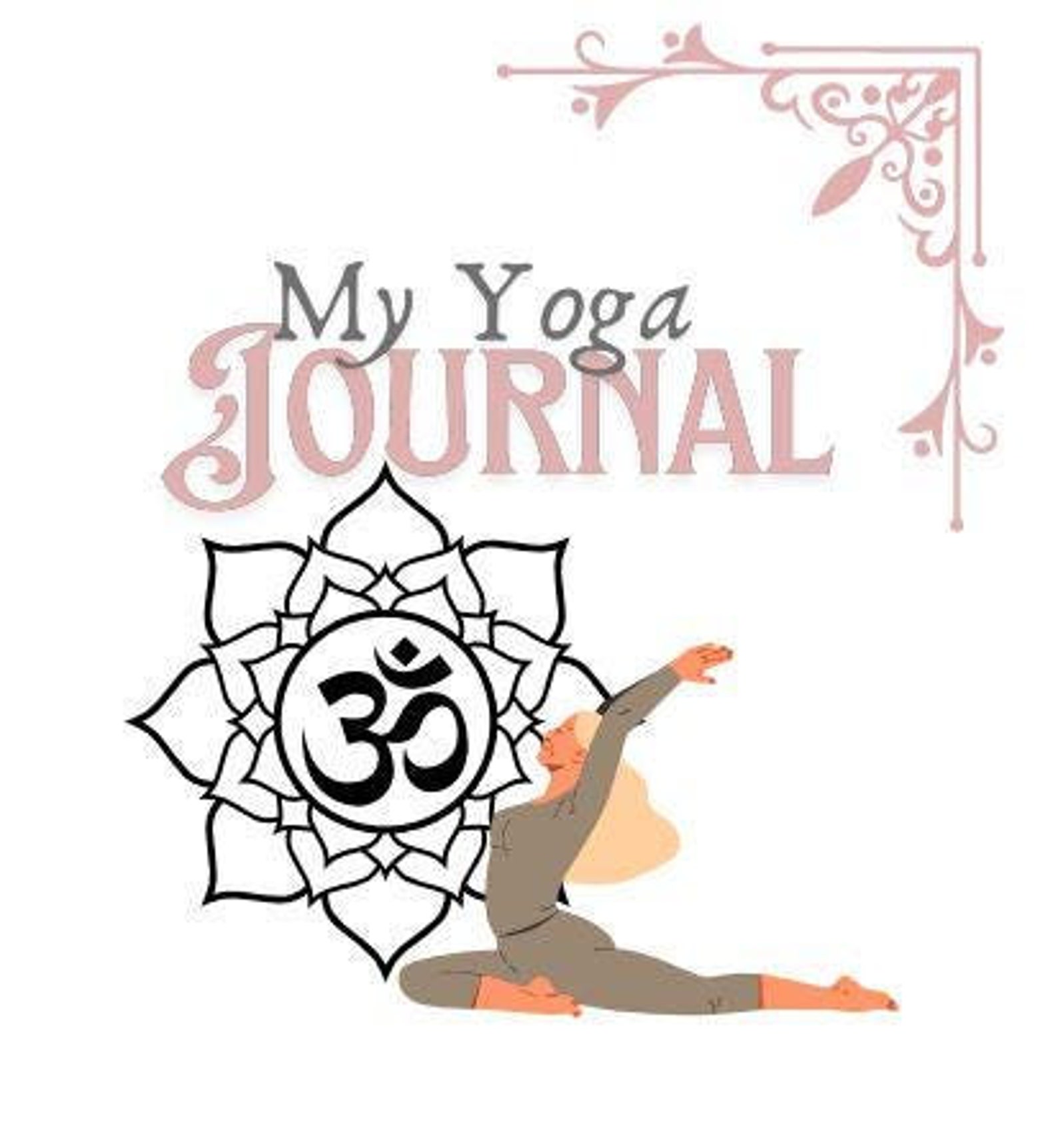 A Yoga Journal Yoga Template Personal Practice Wellbeing Tracker Yoga ...