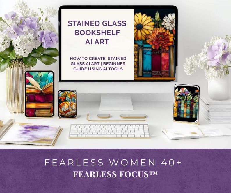 How to Create Stained Glass AI Art | Beginner Guide Using AI Tools ...