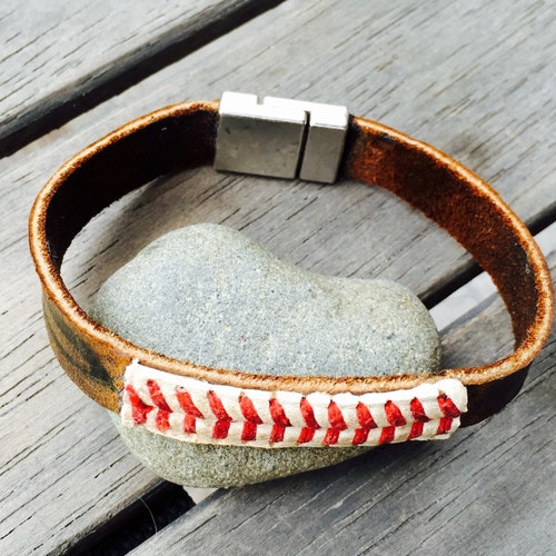 Baseball Bracelet - Etsy