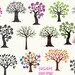 Tree SVG, Tree Sticker, Tree Clipart, Tree Vinyl Decal, Svg Files for ...