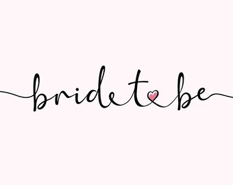 Bride to Be Sticker - Etsy