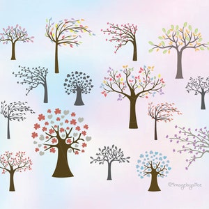 Tree SVG, Tree Sticker, Tree Clipart, Tree Vinyl Decal, Svg Files for ...