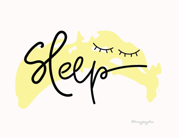 Sleep Sticker SVG Sleep Clipart Sleep Cricut Sleep Decal - Etsy