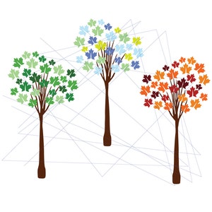 Tree SVG, Tree Sticker, Tree Clipart, Tree Vinyl Decal, Svg Files for ...