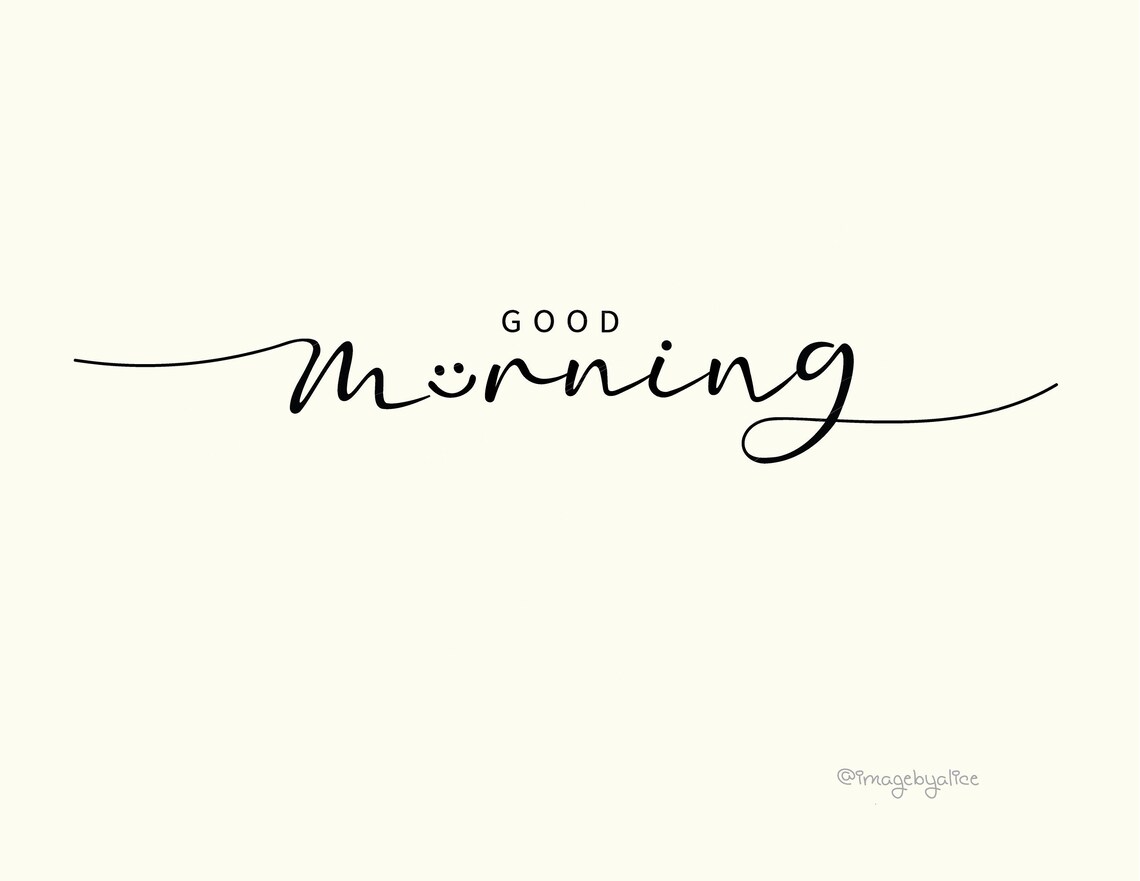 Good Morning SVG DXF Vector. Good Morning Cricut Explore. Good - Etsy