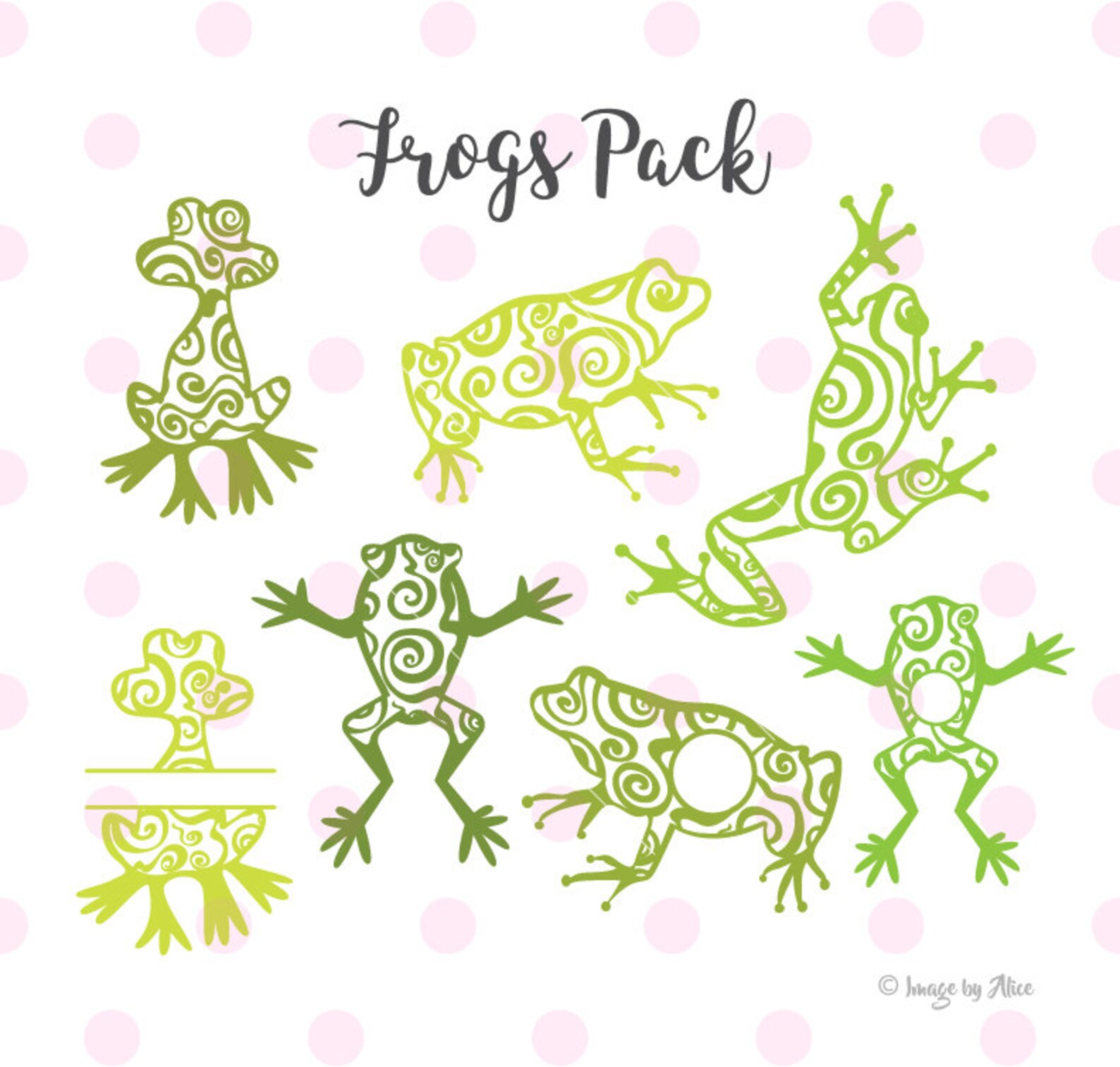 Frog Svg Frog Decal Frog Dxf Files Frog Cliparts Frog - Etsy