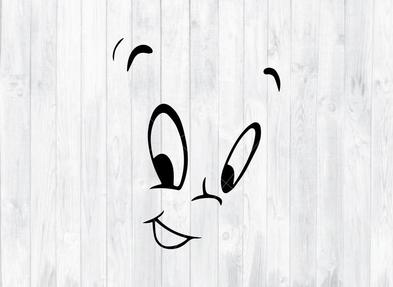 Casper the Friendly Ghost Casper SVG Digital File Casper | Etsy