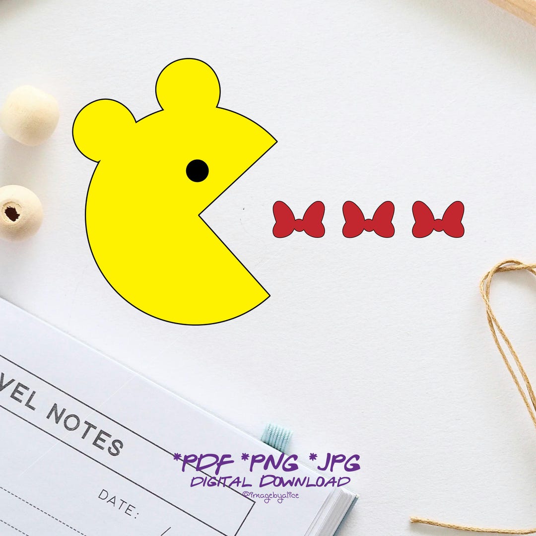 Printable Pac Man SVG, Pac Man Decal, Pac Man Cricut, Pac Man Clipart ...