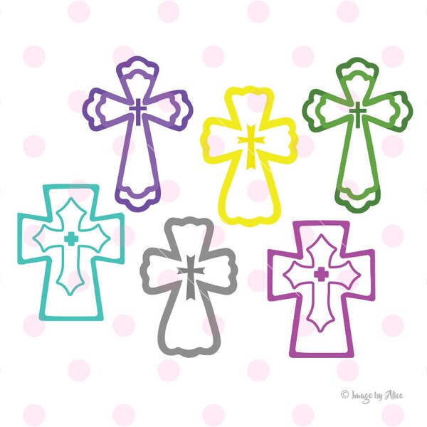 Free Dxf Cross Silhouette - Etsy