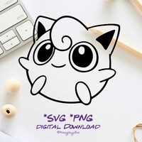 Poke Png Anime Cut Files for Cricut Instant Download - Etsy